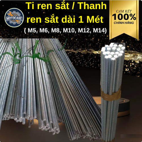 Ti ren sắt - Thanh ren sắt dài 1 Mét ( Đủ các kích cỡ ) | Shopee Việt Nam