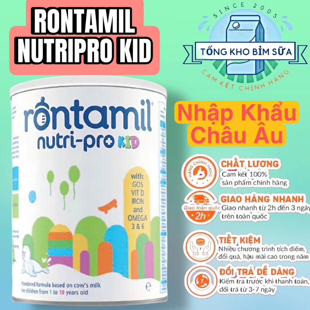 Sữa Bột Roontamil Nutri-Pro Kid 400Gr Nhập Khẩu Pháp - Bổ Sung Năng ...