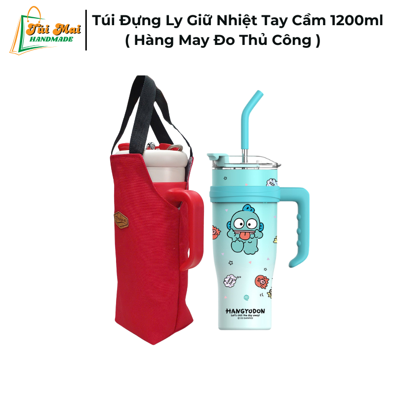 Túi đựng ly giữ nhiệt thiết kế riêng cho ly 1200ml có quai xách giành ...