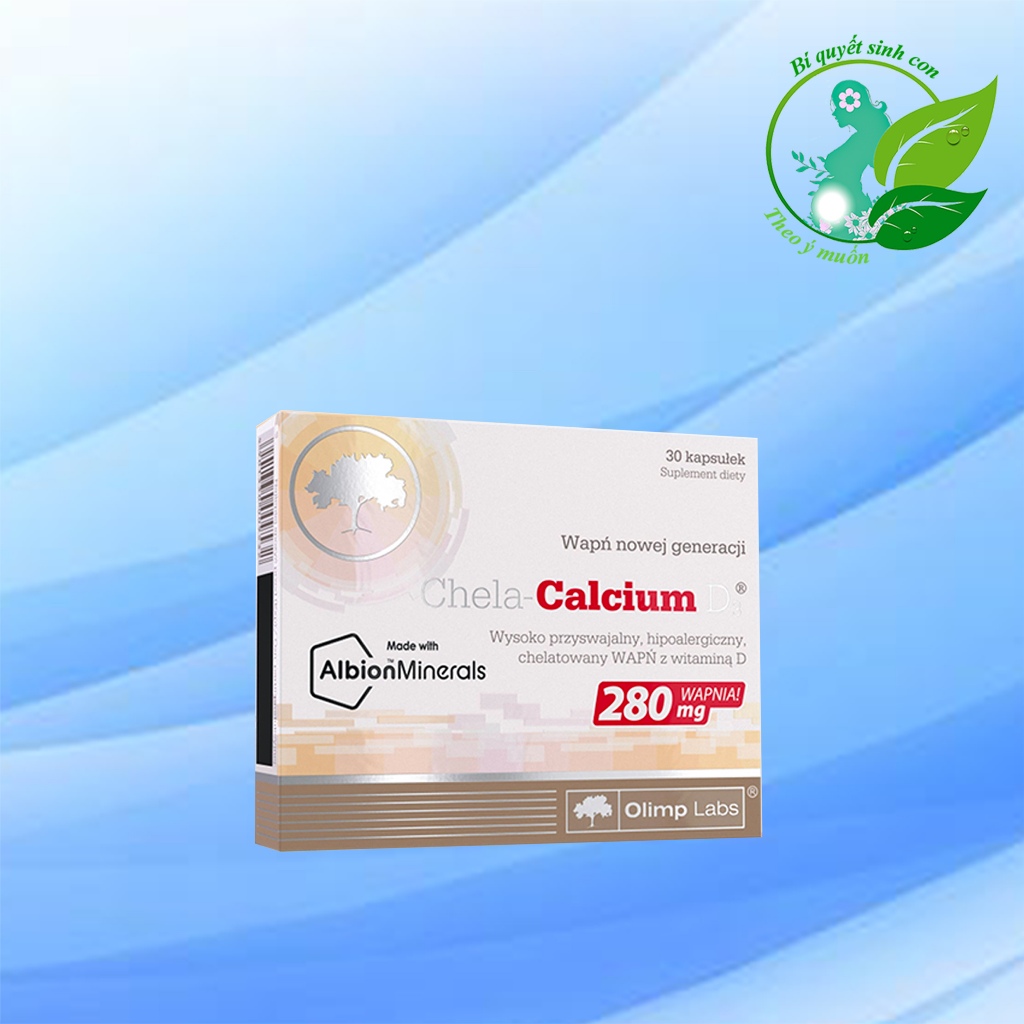 Viên uống Chela-Calcium D3 280mg Olimp Labs bổ sung canxi và vitamin D3 (30 viên) | Shopee Việt Nam