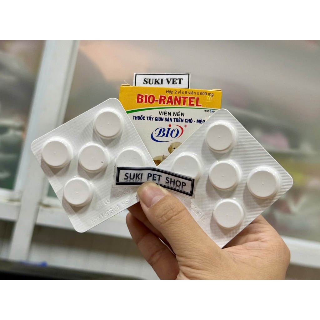 BIO-RANTEL - [ BÁN LẺ ] - SẢN PHẨM TẨY GIUN SÁN DÀNH CHO CHÓ MÈO - HÀNG ...
