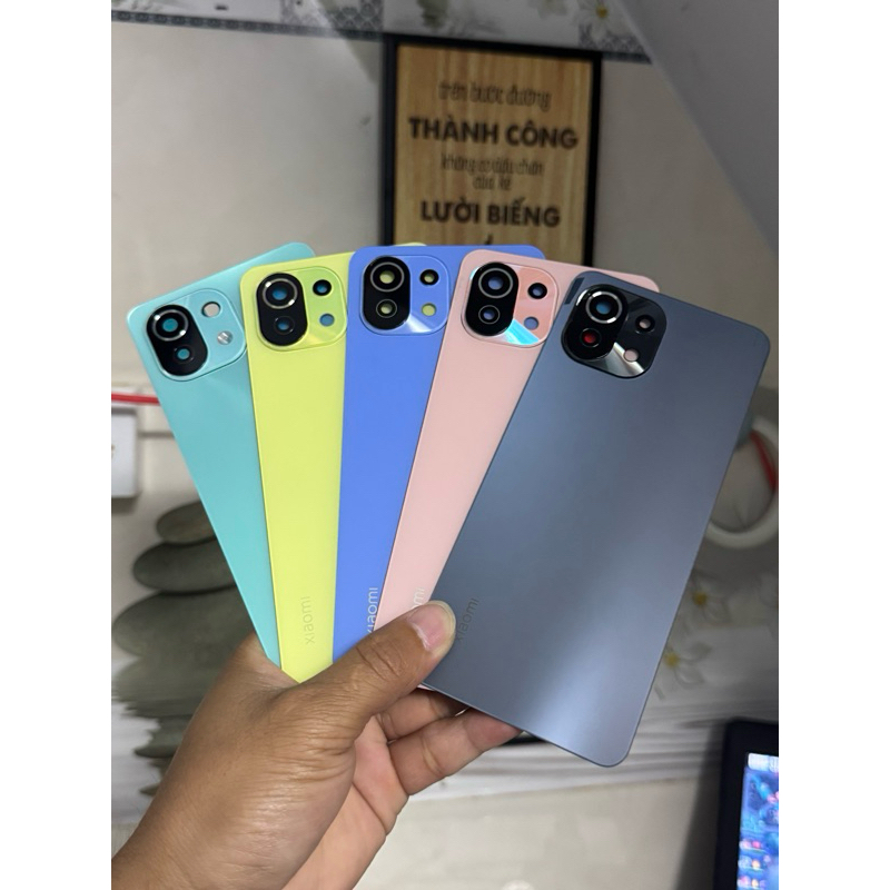 Nắp Lưng Xiaomi 11 Lite 4G/Mi 11 Lite 5G Xài Chung Kèm Kính Camera | Shopee Việt Nam
