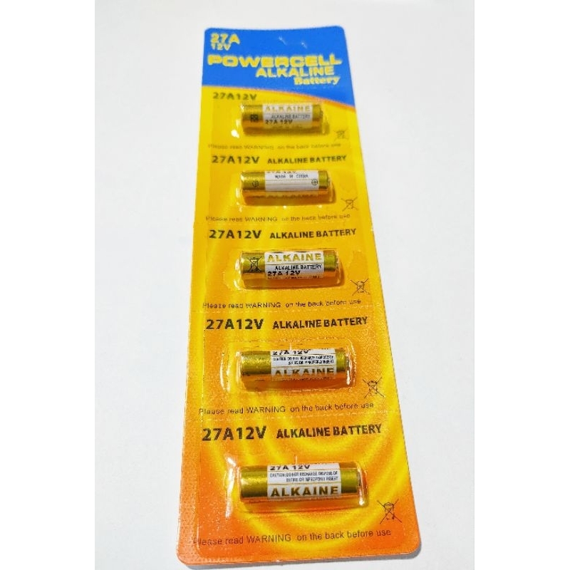 Pin ALKALINE 23A 27A 12v Pin Điểu Khiển Cửa Cuốn, Cổng Tự Động | Shopee ...