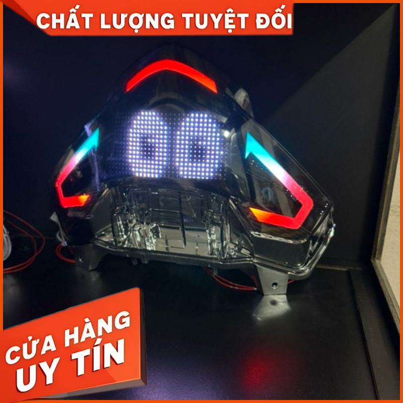 Hậu AuDi Vision 2021-2024 Bảng Led + Đổi Màu Hiệu Ứng , icon , Tạo mẫu ...
