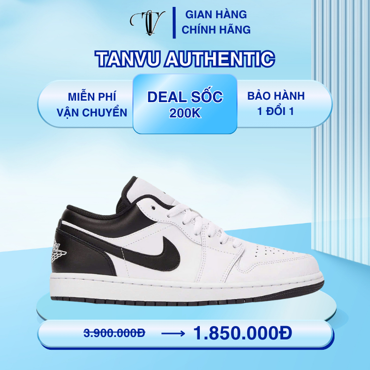 [ Hàng Chính Hãng ] Giày Jordan 1 Low ‘Reverse Panda’ Phối Các Màu Nam Nữ Full Size Full Box ...