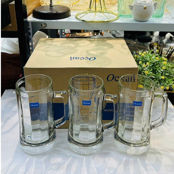 SALE CỐC LY UỐNG BIA HƠI TƯƠI OCEAN MUNICH BEER MUG P00843 dung tích 640ML | Shopee Việt Nam