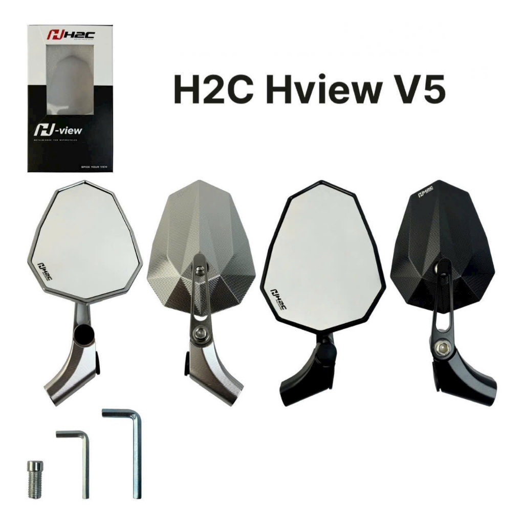 Gương, kính H2C Mview V5 V2 Full nhôm CNC | Shopee Việt Nam