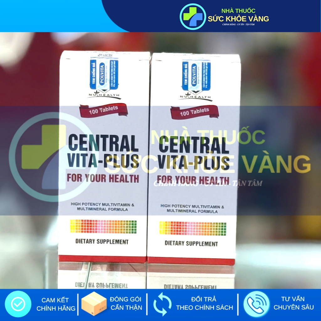 Central Vita-Plus Nu-Health - Viên Uống Bổ Sung Vitamins, Khoáng Chất ...