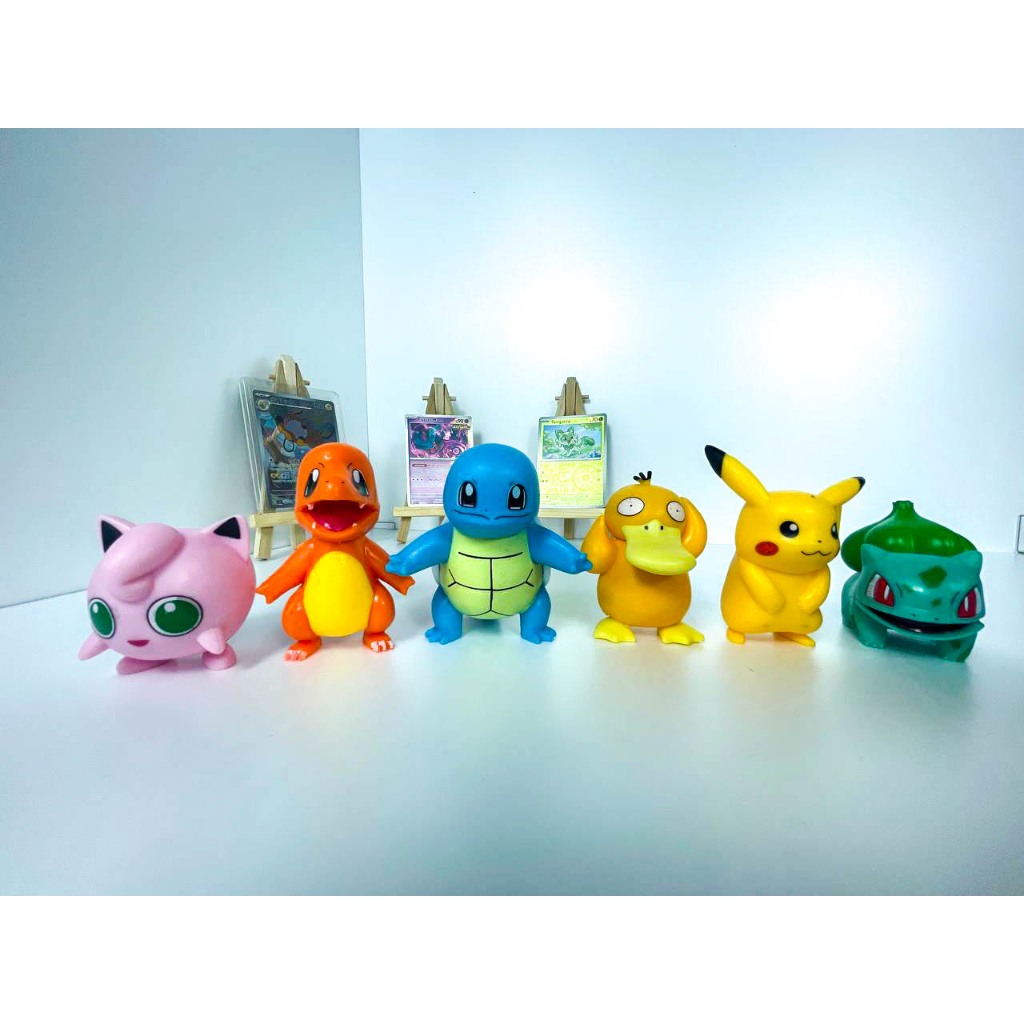 Mô hình Pokemon Pikachu, Psyduck, Bulbasaur, Squirtle, Charmander ...