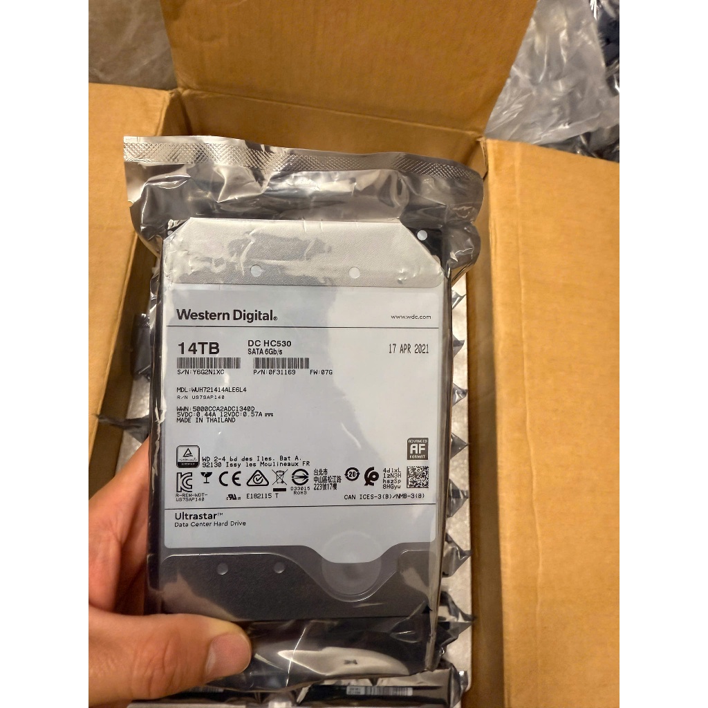[HDD new 100% giá rẻ nhất]Ổ cứng, HDD WD ultrastar DC530 14TB,16TB ...