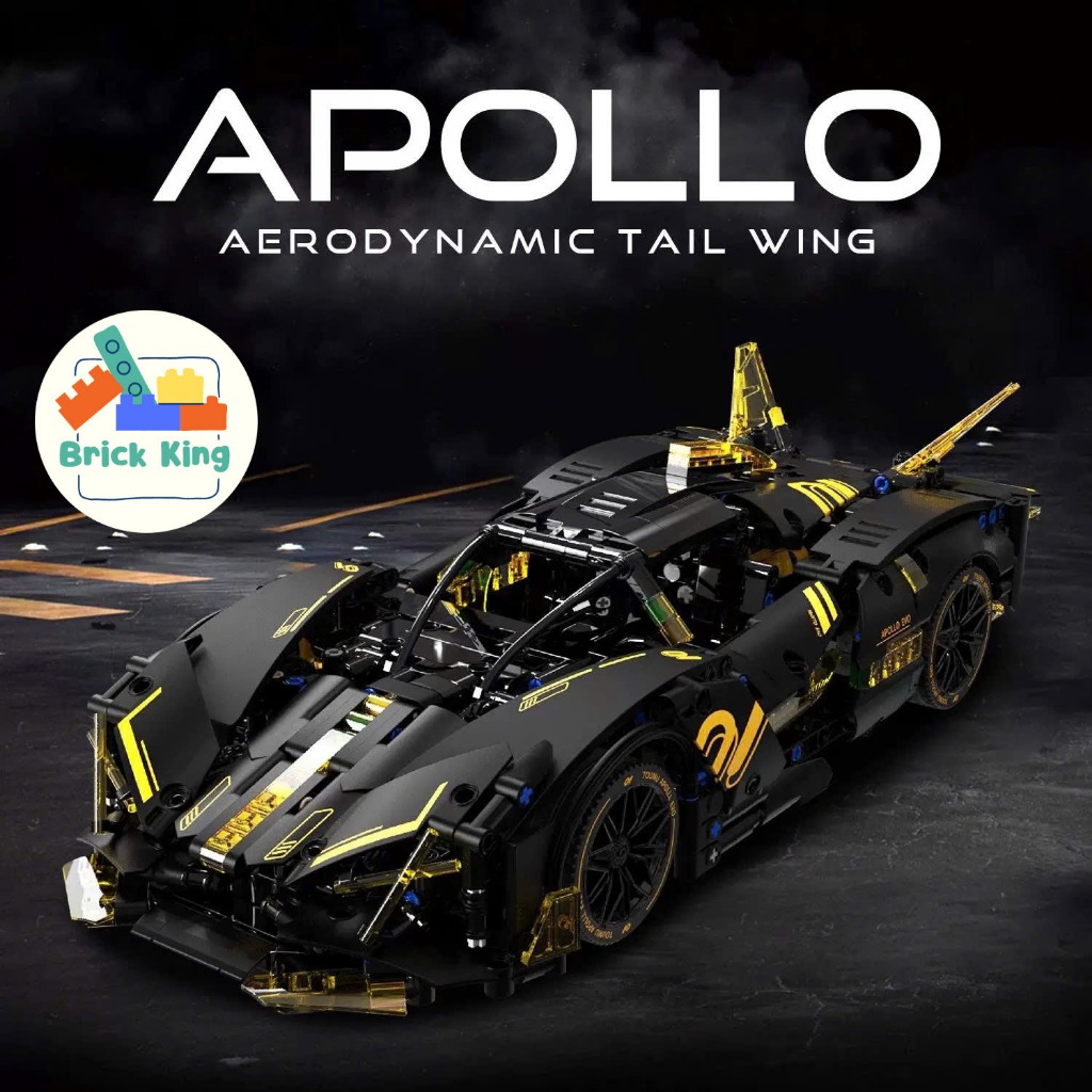 [1157 CT] Mô hình lắp ráp siêu xe Apollo, Đồ chơi lắp ráp quà tăng sinh nhật, mô hình lắp ráp ...