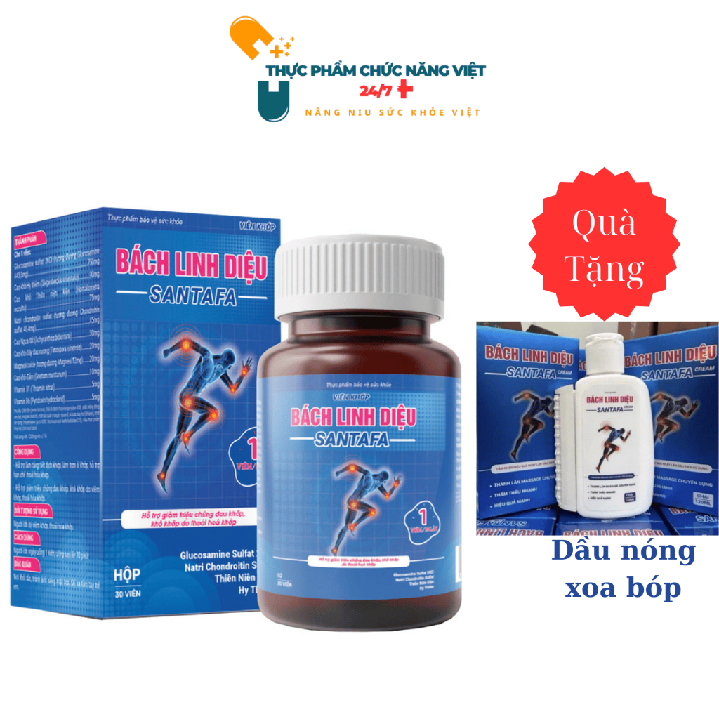 Viên Uống Bách Linh Diệu – Hỗ Trợ Giảm Thoái Hóa, Tăng Dịch Khớp, Giảm ...