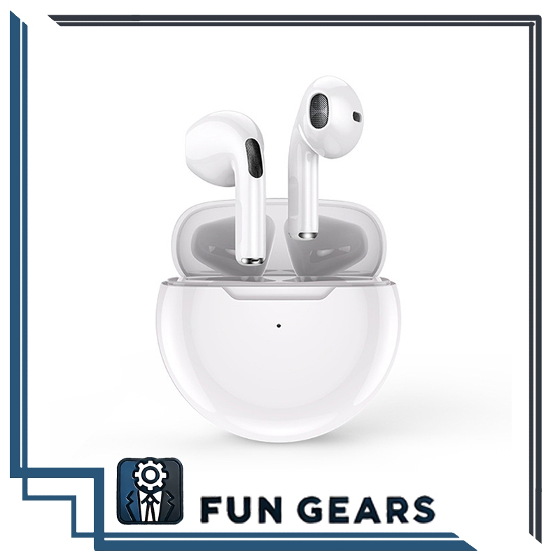 Tai Nghe True Wireless New Pro 6 TWS 5.0 màu trắng - Cảm Biến,Định Vị - Bảo Hành 12 Tháng ...