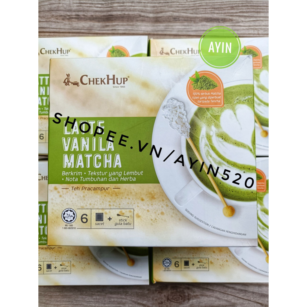 Trà Sữa Matcha Chek Hup Microground Colombian Matcha Vanilla Latte ...