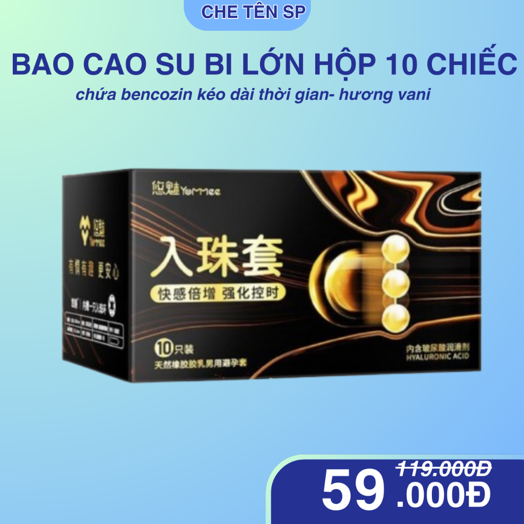 Bao cao su bi đầu cao cấp Yomee | Shopee Việt Nam