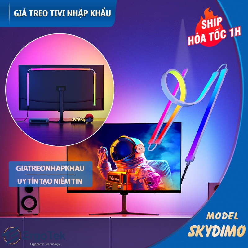 Dây Đèn Led Skydimo 3 Cạnh / 4 Cạnh - Dải LED RGB Dán Lưng Màn Hình 24 ...