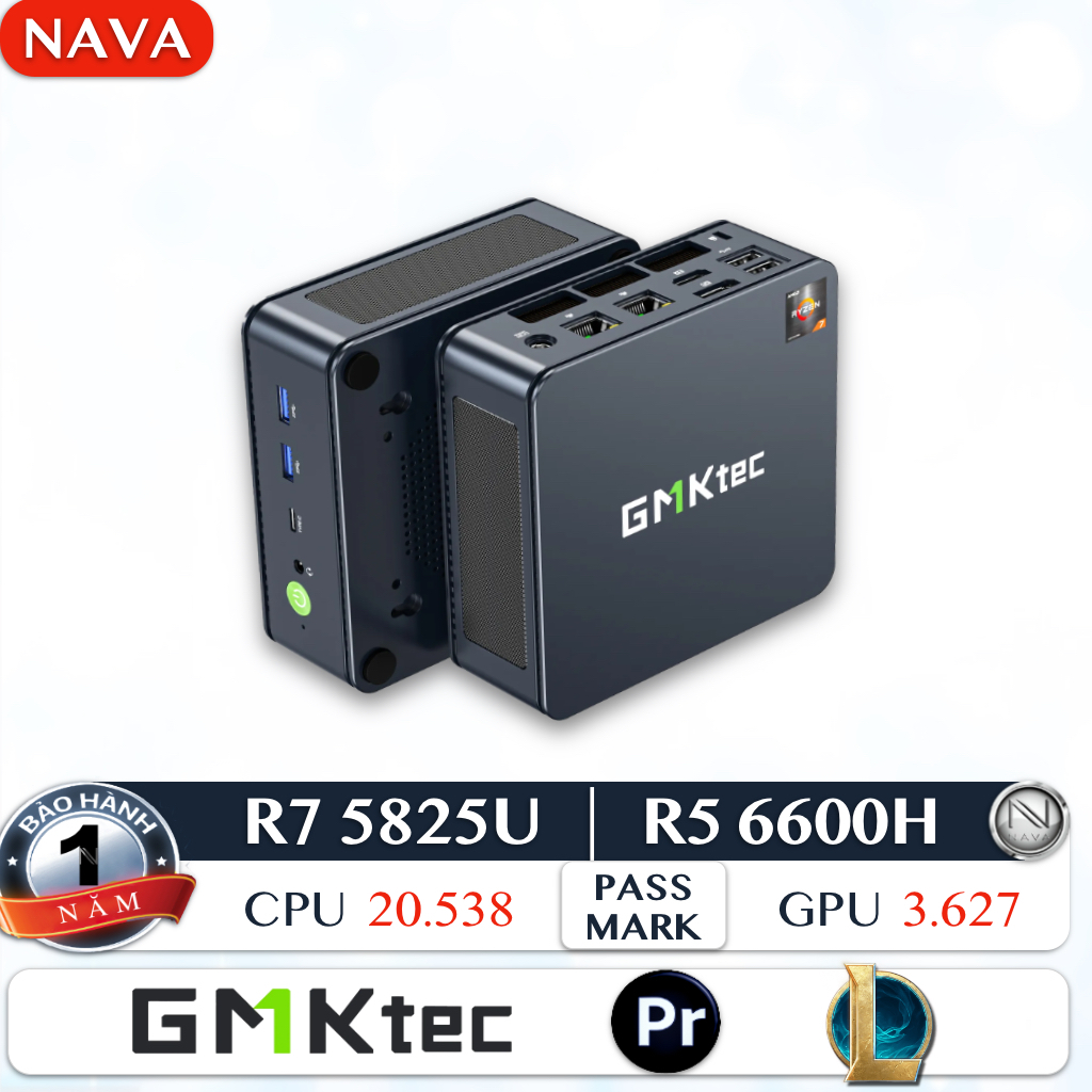 Mini PC GMK M5 Plus⏐ Beelink EQR6 Win11 PRO Máy tính AMD Ryzen 5⏐7 NucBox GMKtec R5 6600H R7 ...