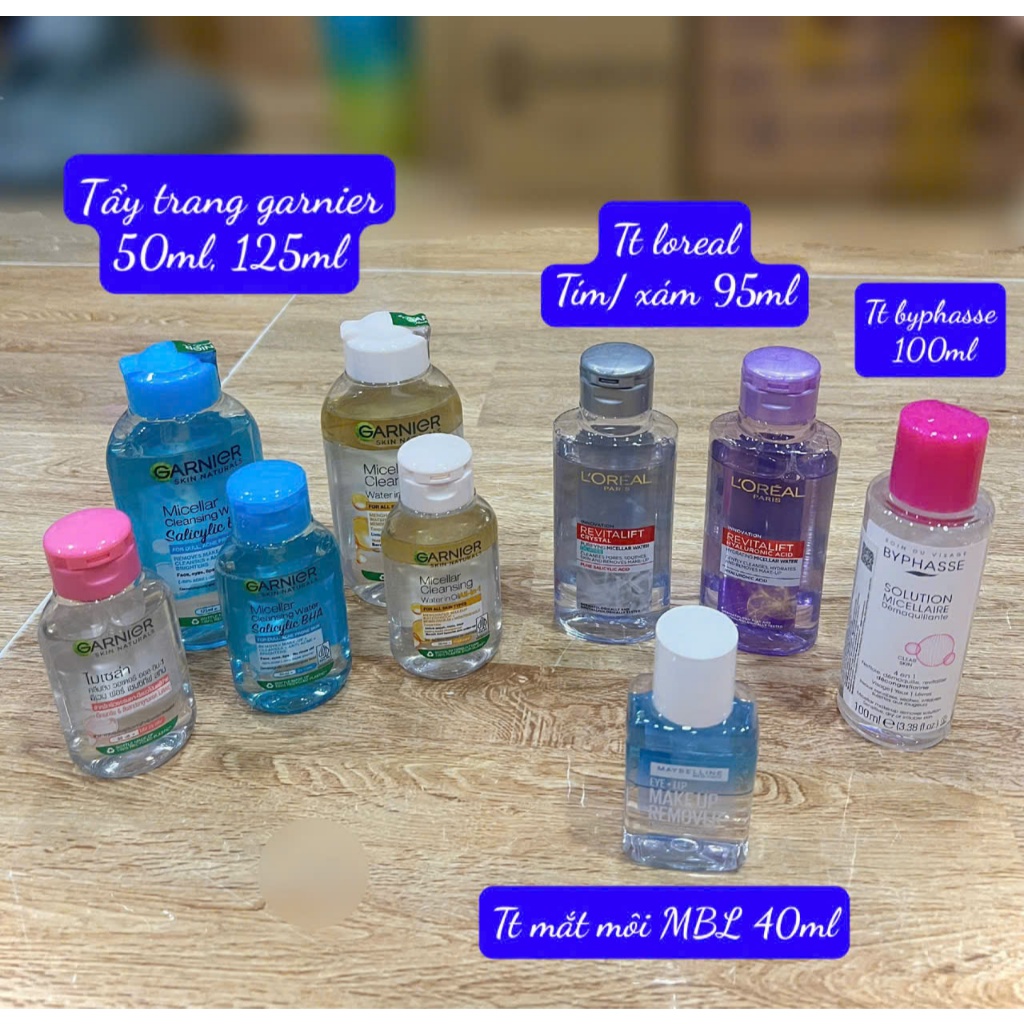 Tẩy trang MINI các loại | Shopee Việt Nam