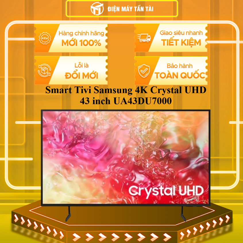 UA43DU7000 - Smart Tivi Samsung 4K Crystal UHD 43 inch UA43DU7000 ...