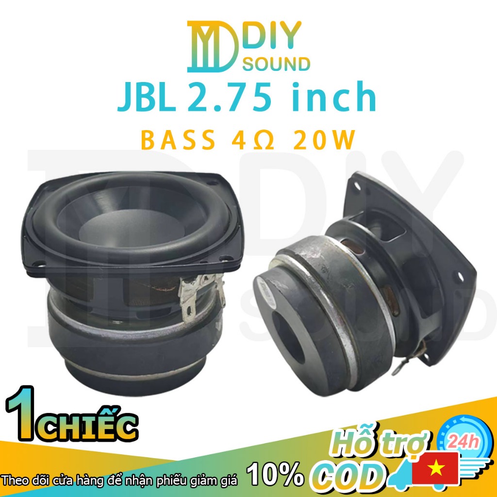 DIYSOUND Loa Mid Bass JBL 2.75 inch 4ohm 20w loa siêu trầm loa xe hơi loa âm thanh nổi | Shopee ...