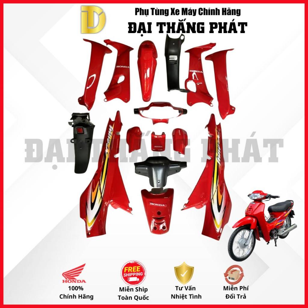 Dàn áo xe Wave ZX 100cc (2004) màu Đỏ R263 chính hãng Honda | Shopee Việt Nam