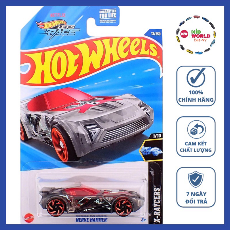 Xe mô hình Hot Wheels basic Nerve Hammer HYW69. | Shopee Việt Nam