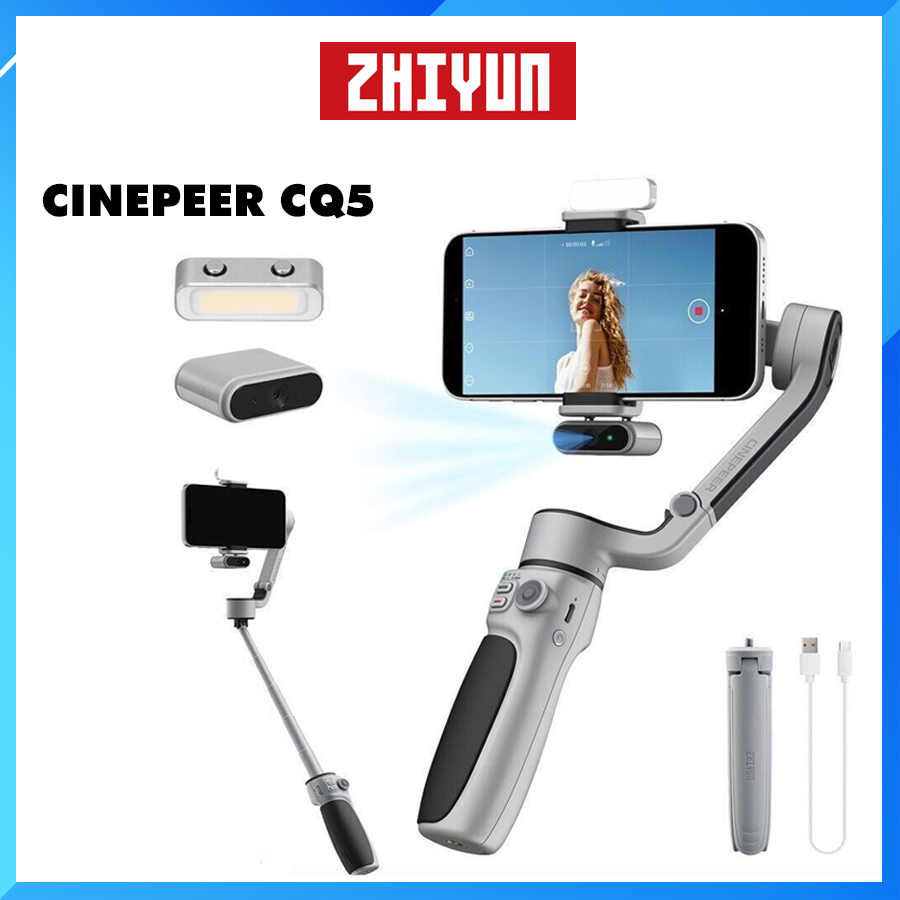 GIMBAL ZHIYUN CINEPEER CQ5 - Tay Cầm Chống Rung 3 Trục Dành Cho Điện Thoại - Hàng Chính Hãng ...