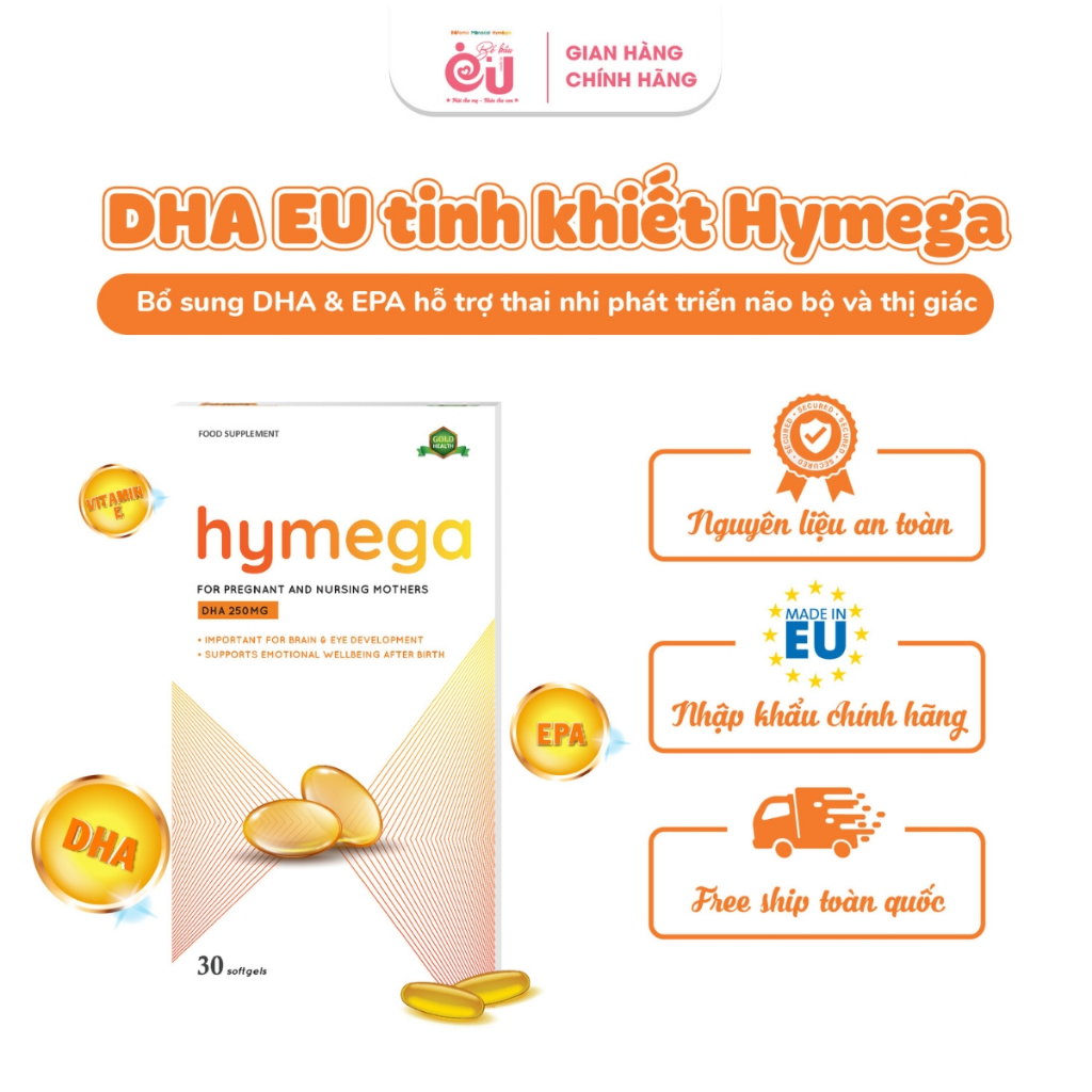 DHA EU tinh khiết Aplicaps Hymega hộp 30 viên | Shopee Việt Nam