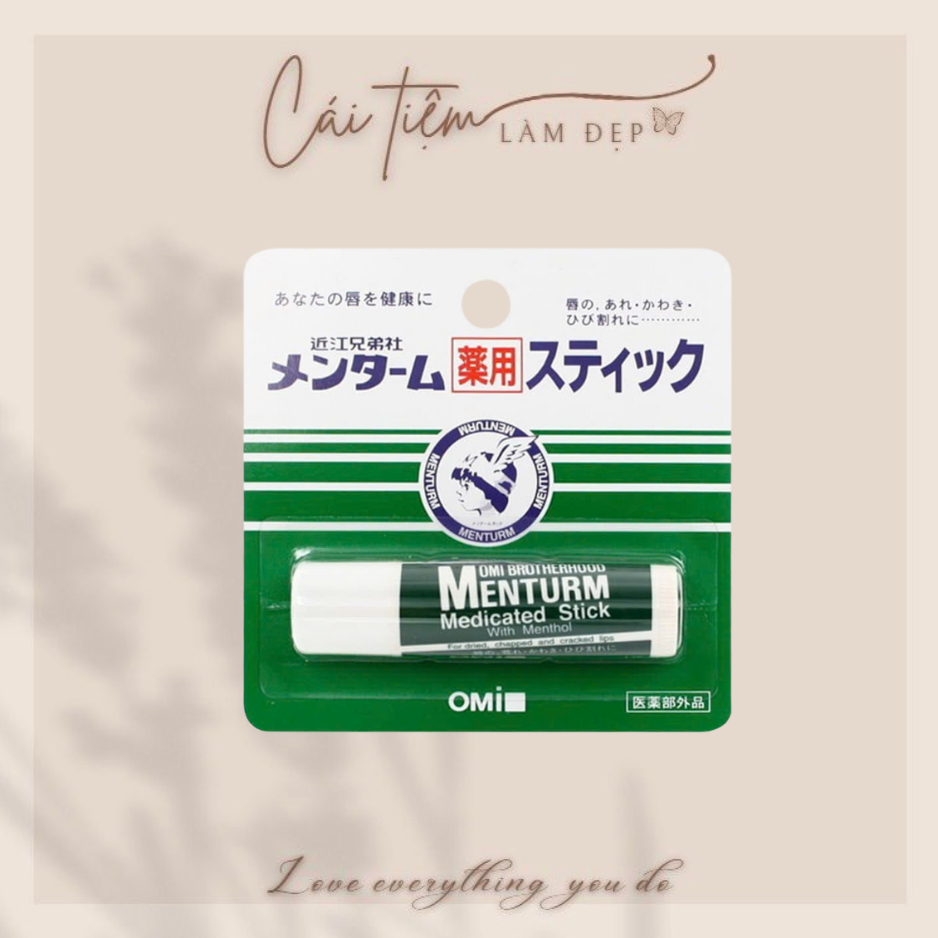 Son Dưỡng Môi Omi Menturm Medicated Stick | Shopee Việt Nam
