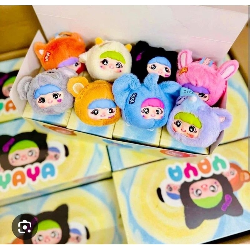 Blind box Hộp mù Yaya mini Thú V1 và Yaya Trái cây V2, Tyke 3 Tiểu tam ...
