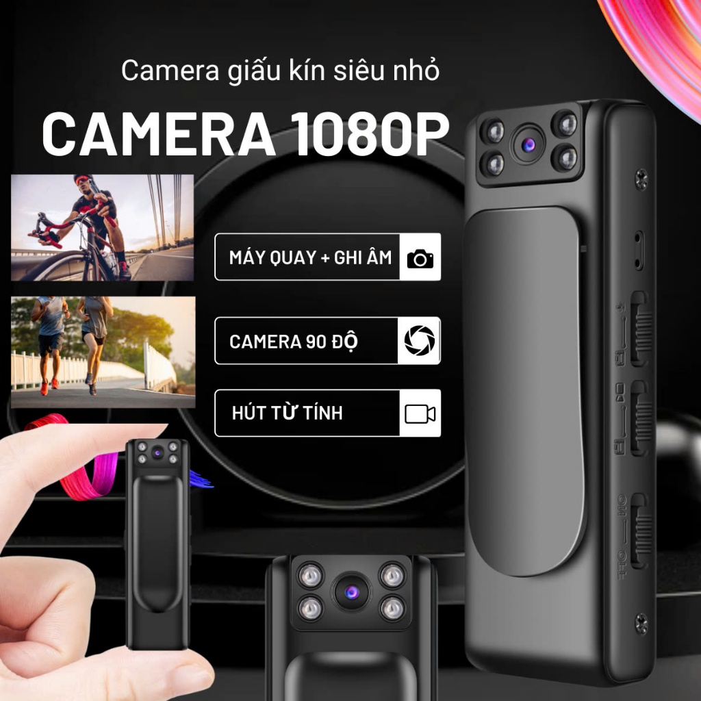 Camera 1080p nhỏ gọn – Máy quay mini Full HD, camera hành trình, camera ...
