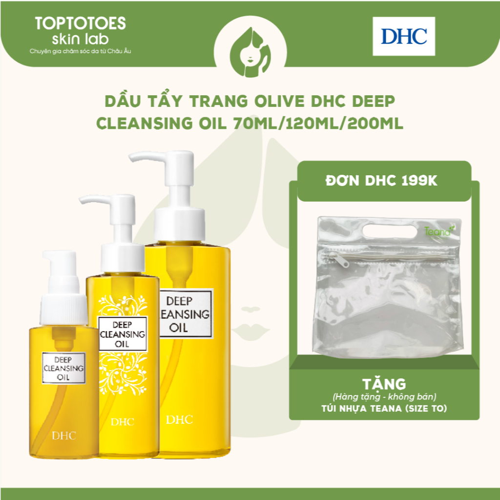 Dầu tẩy trang Olive DHC Deep Cleansing Oil làm sạch sâu, giữ ẩm cho da 70ml/120ml/200ml | Shopee ...