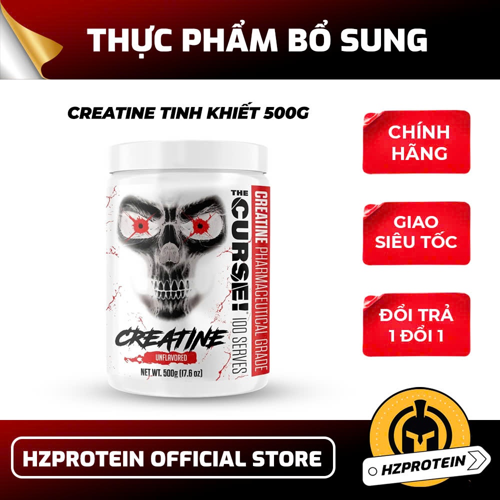 JINX THE CURSE CREATINE MONOHYDRATE 100% MICRONIZED CREATINE HỖ TRỢ SỨC ...