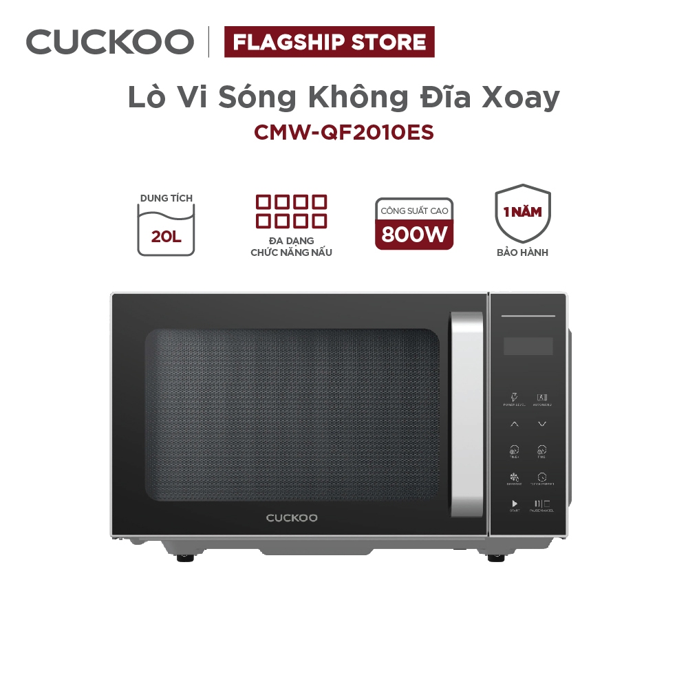 Lò Vi Sóng Cuckoo 20L CMW-QF2010EB- Công suất 800W- sử dụng công nghệ gia nhiệt 3D - Hàng Chính ...