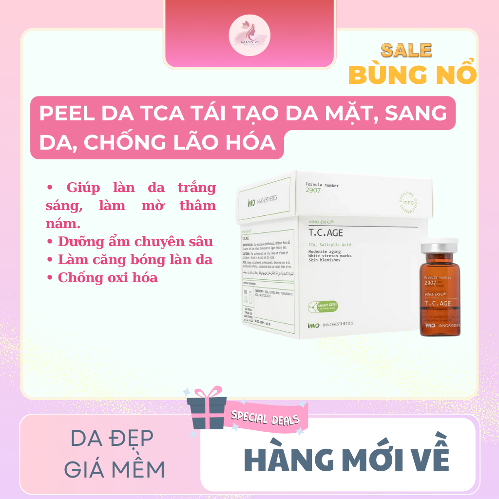 Peel Da Innoaesthetics T.C.Age Inno TCA, Tái Tạo Da Mặt, Sáng Da, Chống ...