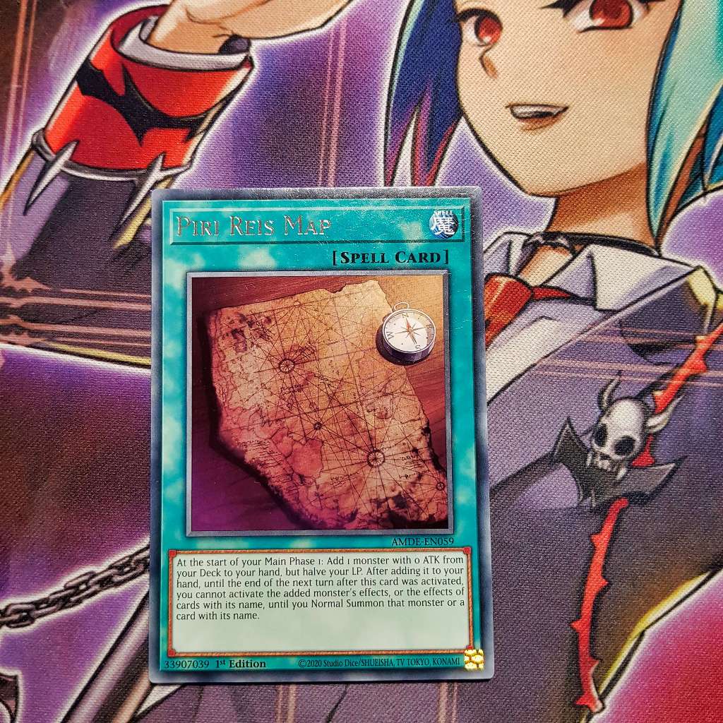 Thẻ bài Yugioh chính hãng | Piri Reis Map | AMDE rare. | Shopee Việt Nam
