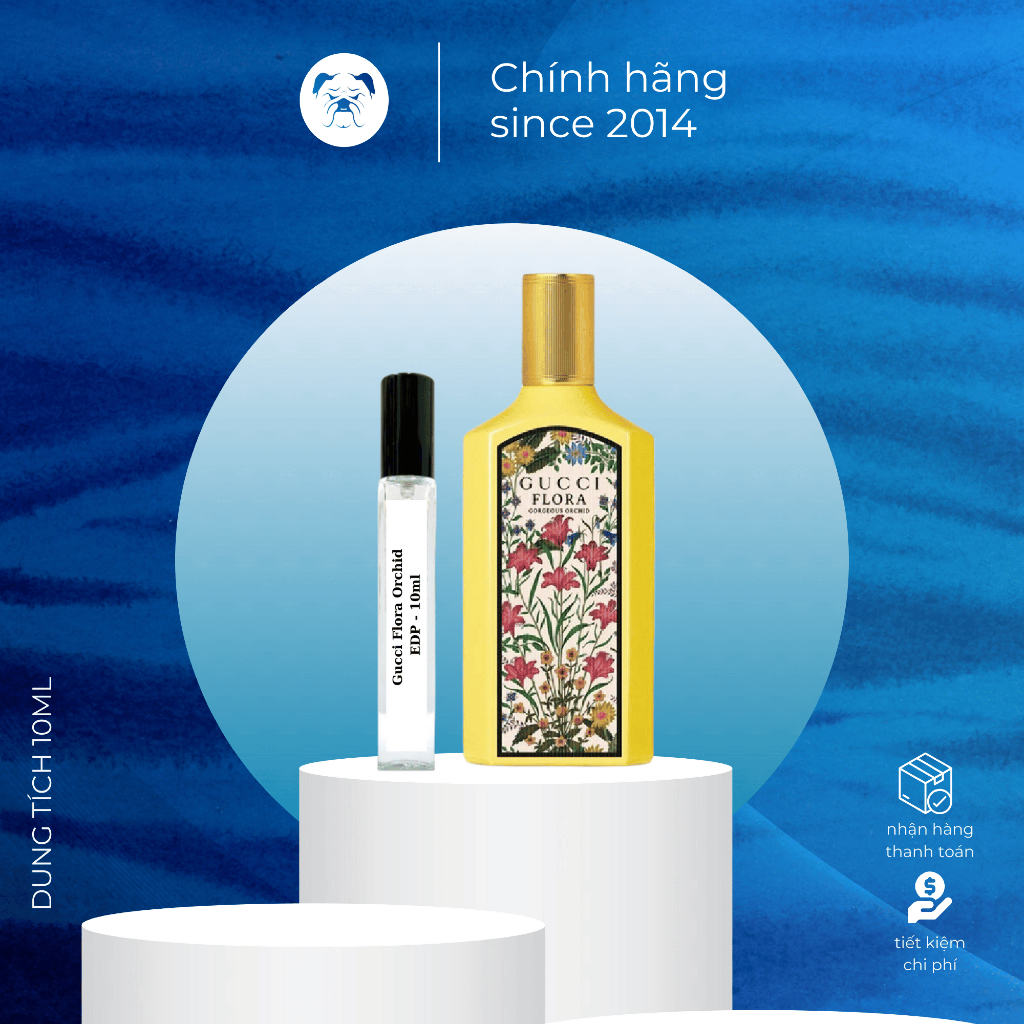 Chai chiết 10ml Gucci Flora Orchid EDP (Nữ) chính hãng bulldog.vn since ...
