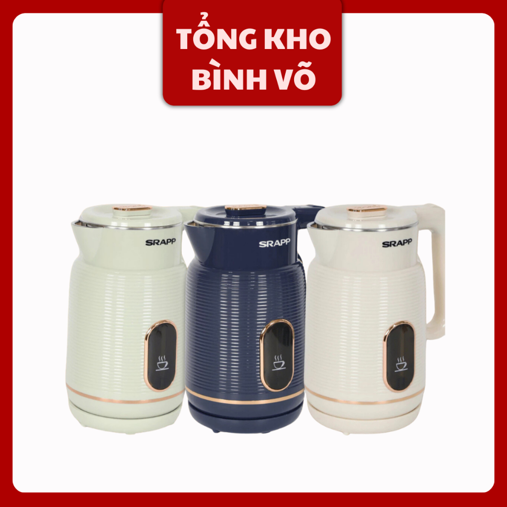 Ấm siêu tốc SHRAP dung tích 3,2L SH-68 INOX 304 TỔNG KHO BÌNH VÕ ...