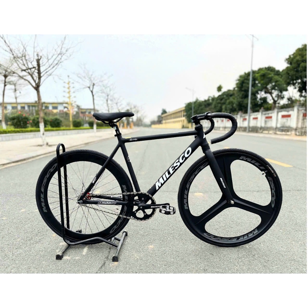 [Tặng Strap] Xe Đạp Fixed Gear Khung Nhôm Không Mối Hàn MILESCO Mã ...