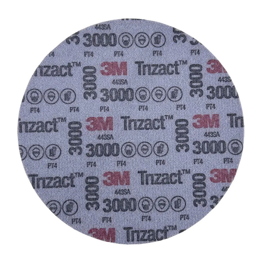 Giấy nhám đĩa đánh bóng siêu mịn 3M Trizact Foam Disc P3000 (1 tờ ...