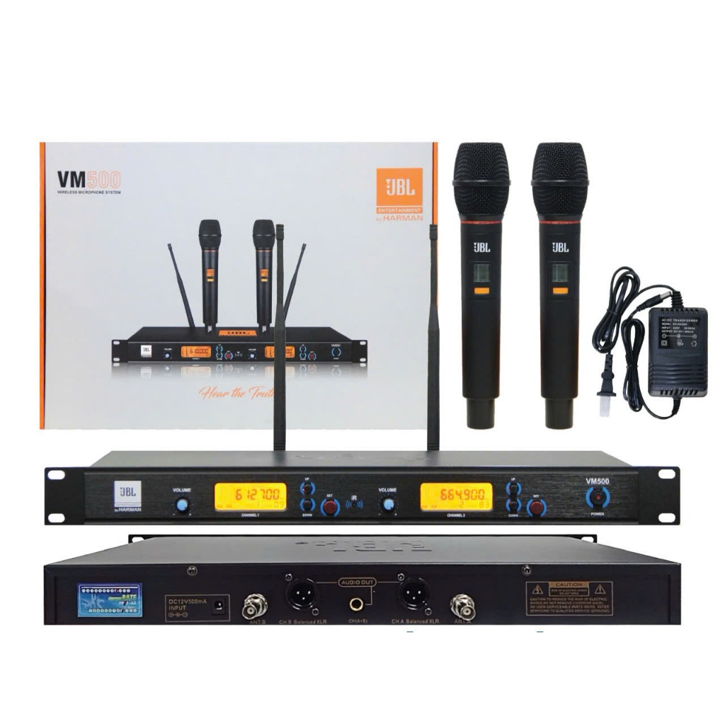 Micro không dây VM - 500 Chuyên karaoke cao cấp vip (Bộ) | Shopee Việt Nam