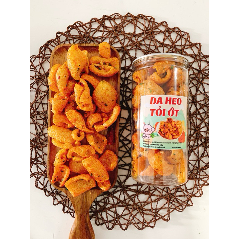 Da Heo Chiên Giòn Lắc Tỏi 180gr - Đồ Ăn Vặt Như bình shop | Shopee Việt Nam
