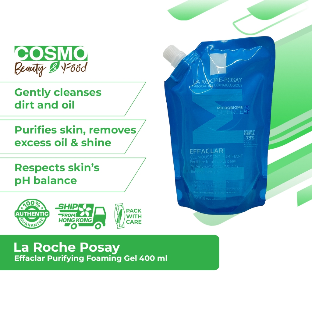 La Roche Posay Effaclar Purifying Foaming Gel 400 ml [refill] | Shopee Việt Nam