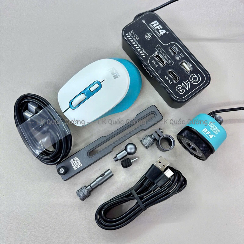 Camera nhiệt hỗ trợ xuất ra màn hình HDMI , Lapto/p , Kính hiển vi 3 mắt RF4 RF-C43 | Shopee ...