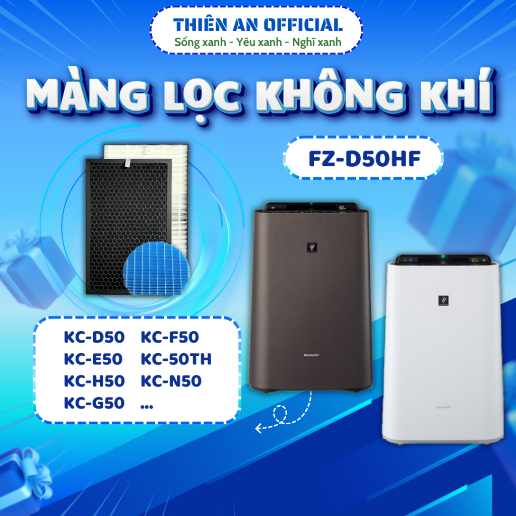 Màng lọc không khí Sharp: KC-D50, E50, F50, H50, G50, J50, R50, M501... | Shopee Việt Nam