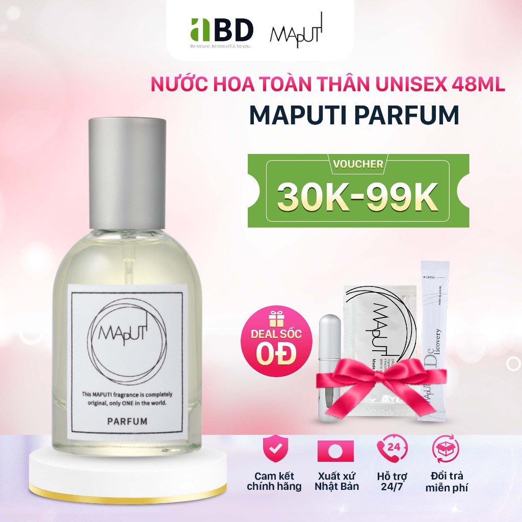 Nước Hoa Maputi Parfum Unisex Nhẹ Nhàng, Thanh Mát Cuốn Hút 48ml | Shopee Việt Nam