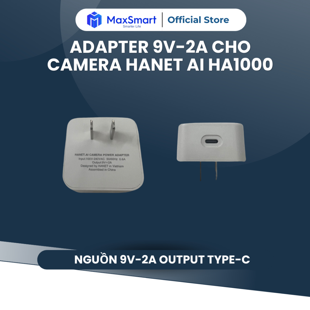 Adapter 9V-2A (Nguồn) Camera Ai HANET HA1000 | Shopee Việt Nam