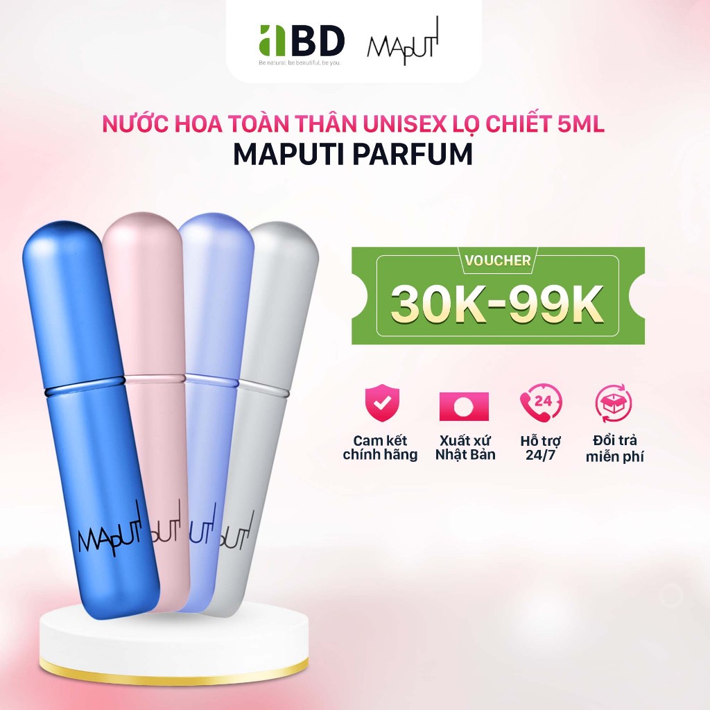Nước hoa Nhật Bản Maputi Parfum Unisex hương thơm dịu nhẹ độc quyền - chai chiết 5ml | Shopee ...