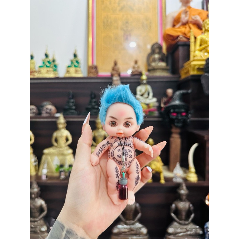 Búp Bê Tóc Dựng 5in Đeo Mun Sản - Không kèm quần áo (Natashi) | Shopee ...
