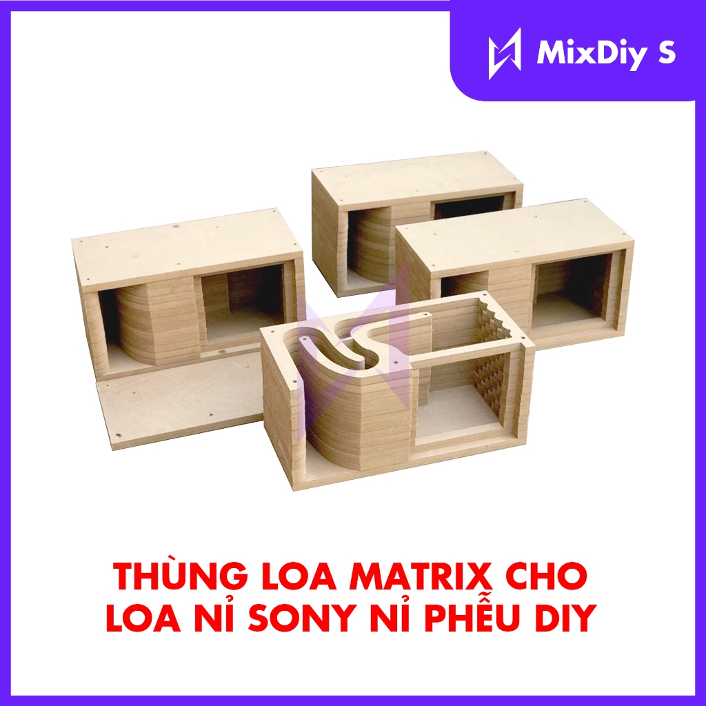 Thùng loa matrix cho loa nỉ sony nỉ phễu DIY | Shopee Việt Nam